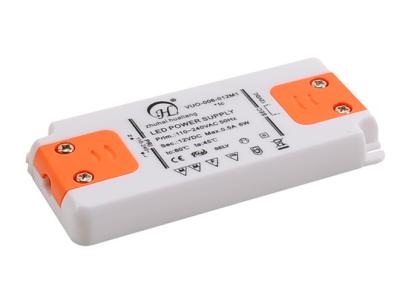 China Constant Voltage LED Strip Power Adapter 500mA 60HZ ABS Plastic Cover for sale