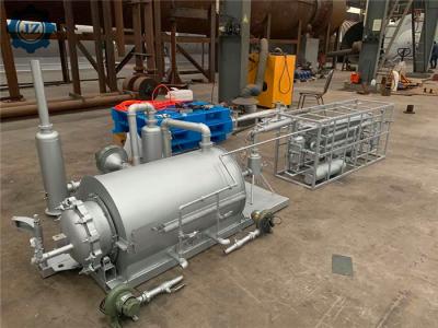 China 100kg 500kg Mini Waste Tyre Plastic To Fuel Oil Pyrolysis Plant For Lab Testing Demo for sale