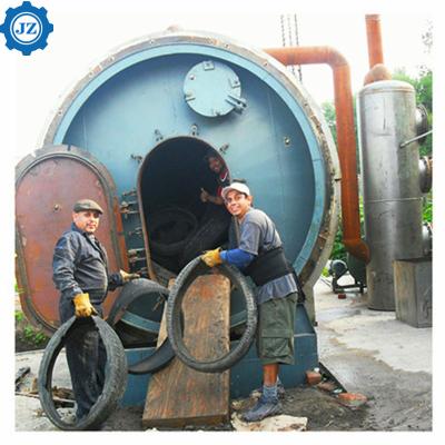 China 8 ton Per Day Small Scrap Tyres Recycling To Fuel Oil Production Equipment for sale