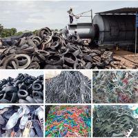 China Fully Automatic Continuous Waste Plastic Tyre Pyrolysis To Oil Extracting Machine With Installation for sale