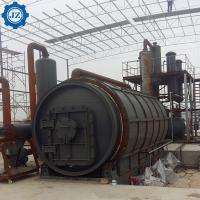China 30ton Continuous Waste Plastic Scrap Tyre Recycling Pyrolysis To Oil Plant for sale