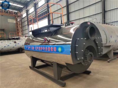 China 2 Ton Horizontal Gas Diesel Oil Lpg Fuel Fired Steam Boiler For Vegetable Oil Refining for sale