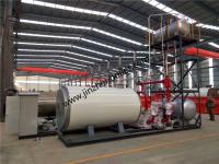 China Horizontal Type Oil Gas Fired Thermal Fluid Heater For Textile Printing And Dyeing Industry for sale