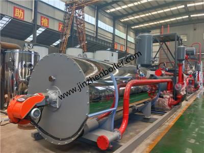China Industrial Horizontal Hot Oil Heater Gas Fired Thermal Oil Boiler For Vegetable Oil Refining for sale