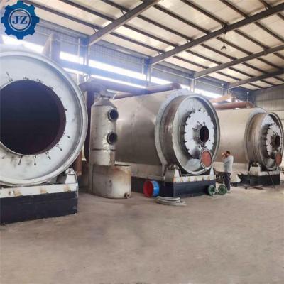 China 15Ton Waste Plastic Used Tyre Rubbers Pyrolysis To Fuel Oil Plant For Waste Recycling for sale