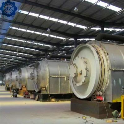 China 10Ton 20Ton 30Ton 50Ton Fully Automatic Continuous Waste Plastic Tyre Pyrolysis To Oil for sale