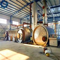 China Turnkey Project Industrial Waste Scrap Waste Tire To Oil Pyrolysis Equipment for sale