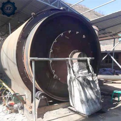 China 10 Ton Batch Type Solid Waste Tyre Plastic Pyrolysis Plant With Zero Emission for sale