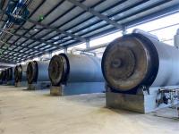 China 30 Ton Per Day Full Continuous Automatic Waste Rubber Tyre Pyrolysis Oil Plant for sale