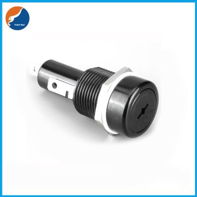 China Faston R3-41 30A 250V AC 10X38mm Glass Ceramic Panel Mount Fuse Holder for sale