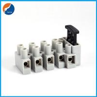 China 5 Pin Poles PCB Screw Fuse Terminal Block With 2PCS 5x20mm Fuses for sale