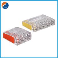 China 2 3 4 5 8 Pole Screw Less Push Power Wire Connector 450V / 600V for sale