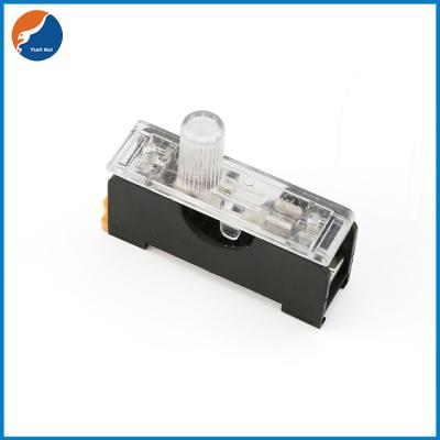 China 6x30mm 35mm Din Rail Fuse Holder H3-78 Cartridge Cylindrical Type for sale
