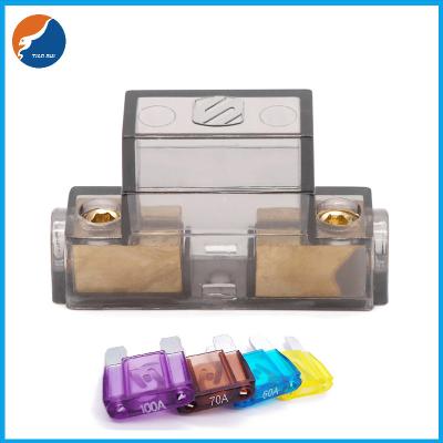 China Gold Plated Nickel Blade Fuse Holder MAXI-3 Car Automotive Audio Modified for sale