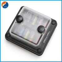 China Waterproof DC ATC ATO Fuse Blade Block Holder 6 Way Car Vehicle Automotive Fuse Box for sale