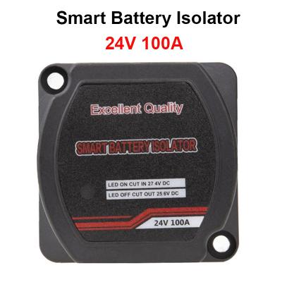 China Power Smart Dual Battery Isolator 24V 100A for Vans Trucks RVs Motorhomes ATV UTV Boats Off Road Vehicles for sale