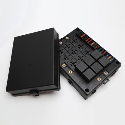 China 15 Slots Universal Fuse Relay Box ATC ATO Fuse Holder and Relay Panel for 4 or 5 Pin Relays for sale