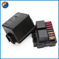 China 40A 12V 24V 32V 48V Waterproof Auto Fuse Block Relay Box 8PCS ATO Fuses 2PCS Relays For Car Marine Boat for sale