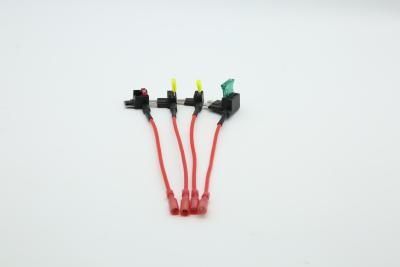 China UL1015 16 Gauge AWG 150mm Add A Circuit ACS ATN Blade Fuse Holder Fuse Tap For Traffic Recorder for sale