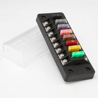 China 8 Way Circuit Fuse Box 257 287 Standard ATO ATC Blade Fuses Holder Block For Car for sale