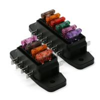 China 4 6 8 10 ATY ATU Standard Auto Fuse Block With Transparent Cover for sale