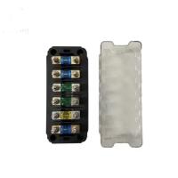 China Waterproof 6 way 6P 6 position Car Automotive Auto Bolt down Bolt on Screw Type MIDI ANS Fuse Box Block Holder for sale