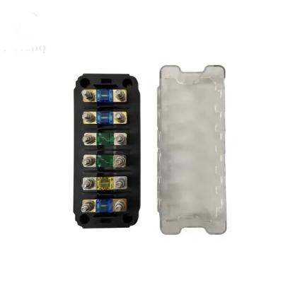China Waterproof 6 way 6P 6 position Car Automotive Auto Bolt down Bolt on Screw Type MIDI ANS Fuse Box Block Holder for sale