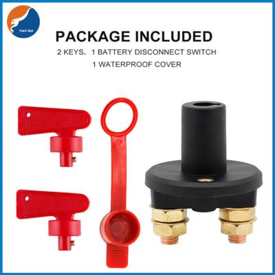China Bipole 12V Rotary Two Hole Battery Isolator Switch for sale
