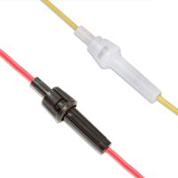 China Quick Connect Cable Socket White 32mm 6x30mm AGC Glass Inline HHK Fuse Holder for sale