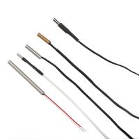 China 3x12mm Stainless Steel Probe NTC Thermistor Sensor 10K OHM 3435K 1% for sale