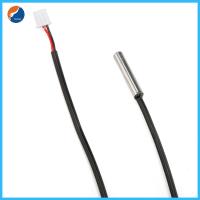 China 5X25MM Temperature Probe NTC Thermistor Sensor 10K 5K 50K 100K B3950 Wire Length 50CM for sale