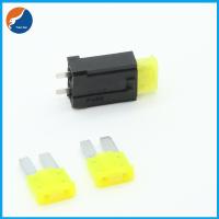 China 2 Pin PA66 Housing 30A 80V PCB Board Fuse Holder for Micro 2 Blade Fuse for sale