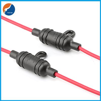 China IP67 Inline Mount Fuse Holder Waterproof In-line Fuse Block UL 94V-0 Rubber for 6x30 6x32 Tube for sale