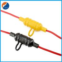 China IP67 Inline Mount Fuse Holder Waterproof In-line Fuse Block UL 94V-0 Rubber for 10x38 Tube for sale