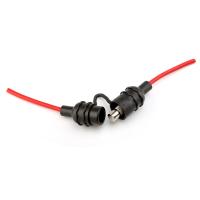 China IP67 Inline Mount Fuse Holder Waterproof In-line Fuse Block UL 94V-0 Rubber for 10x38 Tube for sale