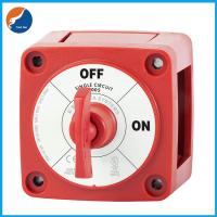 China Single Circuit M Series 6005 Mini On Off Master Cut Red Battery Switch with Key for sale