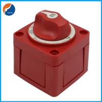 China 6007 Red Mini Selector Battery Isolator Switch with Removable Knob for sale