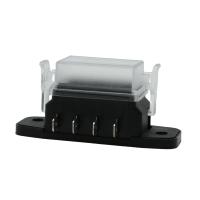 China 12V/24V 4 6 8 10 Way Circuit Automotive Fuse Box with 40A Rated Current and Transparent Cover for sale