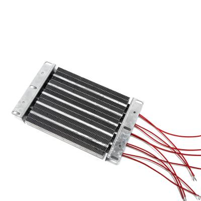 China Metal Bracket Ceramic Heating Element Constant Temperature Insulated Corrugated Electric PTC Heater for sale