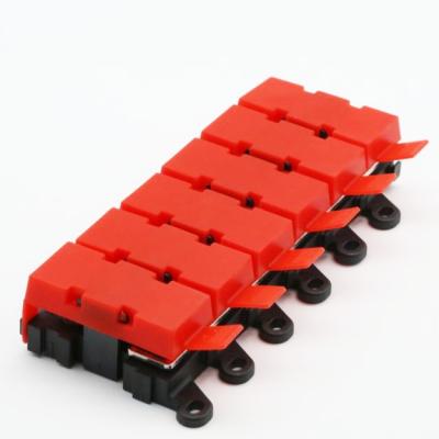 China 1 2 4 5 6 7 Way Red Flexible Cover Shell Inline Fuse Block Box Holder Midi ANS ANG AMI Bolt Down Fuse Fuse Block Box Holder for sale