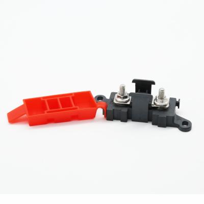 China Bolt-on Blade Fuse Holder 200A Flat Type Waterproof Auto Fuse Holder BDFS Car Midi Fuse Holder Box for Auto Boat Motorbike Truck for sale