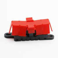 China Black Base Red Cover Mega ANM 70VDC M8 Stud Fuse Block Fuse Holder with Red Cover for sale