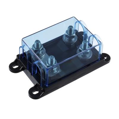 China DC 32V 300A AC 220V 300A 2 Ways ANM-C2 ANM-B2 ANM Fuse Holder Bolt Down 2 Way Fuse Holder Box Block for sale
