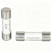 China 10×38mm Ceramic Fuse Link IEC gPV 1000V DC 10A 15A 20A 30kA for Solar Power for sale