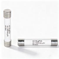 China Photovoltaic Cylindrical Ceramic Fuse 10×57mm Class gPV 1500V DC 2.5A 3A 3.5A 4A 6A for Solar Applications for sale