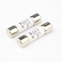 China Fast Acting 10x38mm Ceramic Fuse 600VAC/DC 1A to 30A Industrial Power Fuse for sale