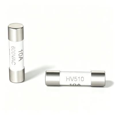 China 5x20mm Fast Acting Ceramic Fuse 600VAC with 200mA to 20A Current Range for Industrial Power for sale