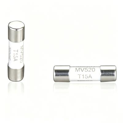 China 5x20mm Time Delay Ceramic Fuse 300VAC 300VDC 500mA to 20A for Inrush Current Protection for sale