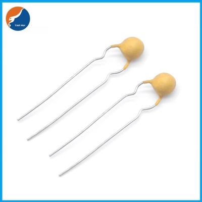 China MZ4 PTC Thermistor with 800V Withstand Voltage 75℃ Curie Temperature and PF Resin Coating for Overcurrent Protection for sale