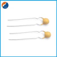 China MZ4 PTC Thermistor with 800V Withstand Voltage 75℃ Curie Temperature and PF Resin Coating for Overcurrent Protection for sale
